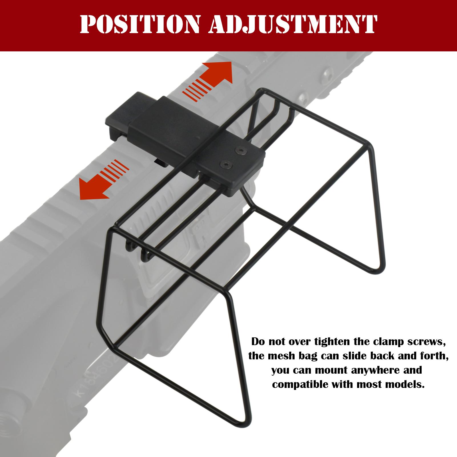M4 M16 MAR15 Brass Catcher, Heat Resistant Mesh Catcher For Rifle Range ...